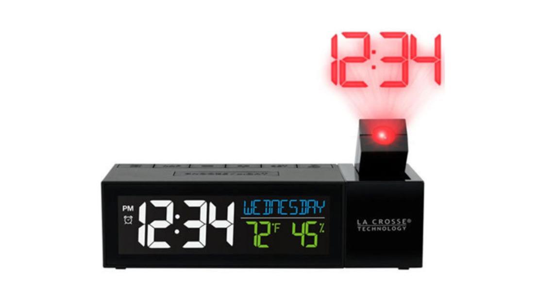 La Crosse 616-1950 Pop-Up Bar Projection Alarm Clock | Harvey Norman