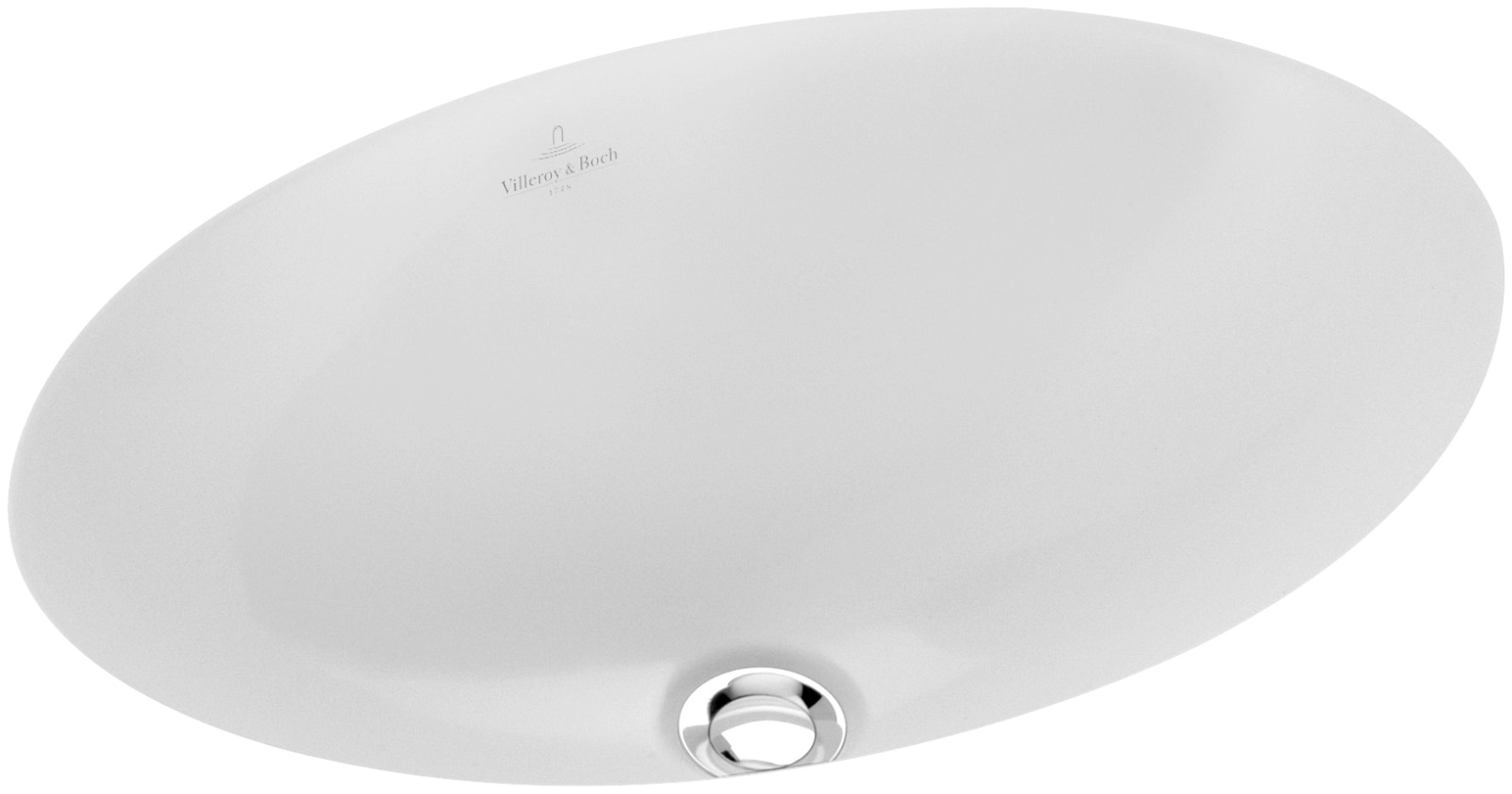 Villeroy & Boch Loop & Friends 500x355mm Loop Oval Under-Counter Basin ...