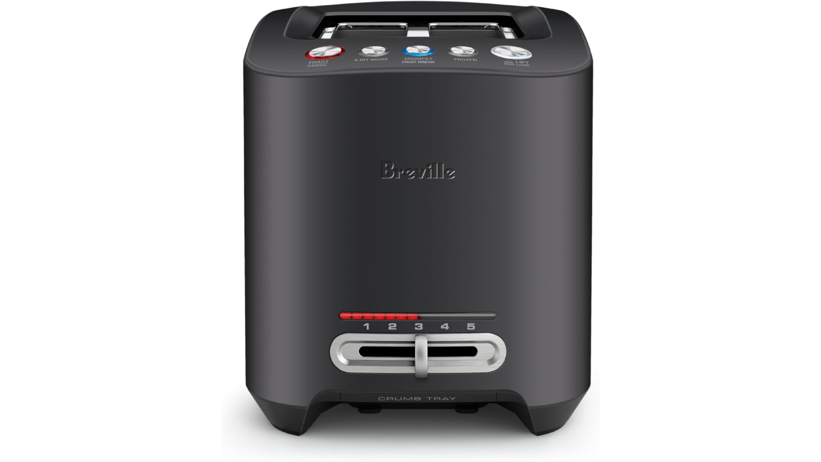 Breville The Smart Toast 2 Slice Toaster - Black Truffle | Harvey Norman