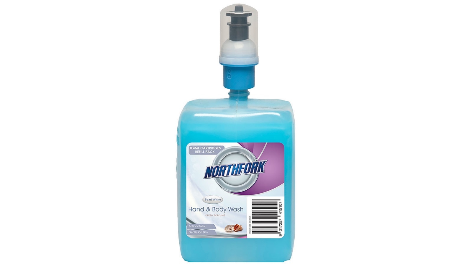 Northfork 0.4ml Liquid Hand Wash Pearl Blue Refill | Harvey Norman