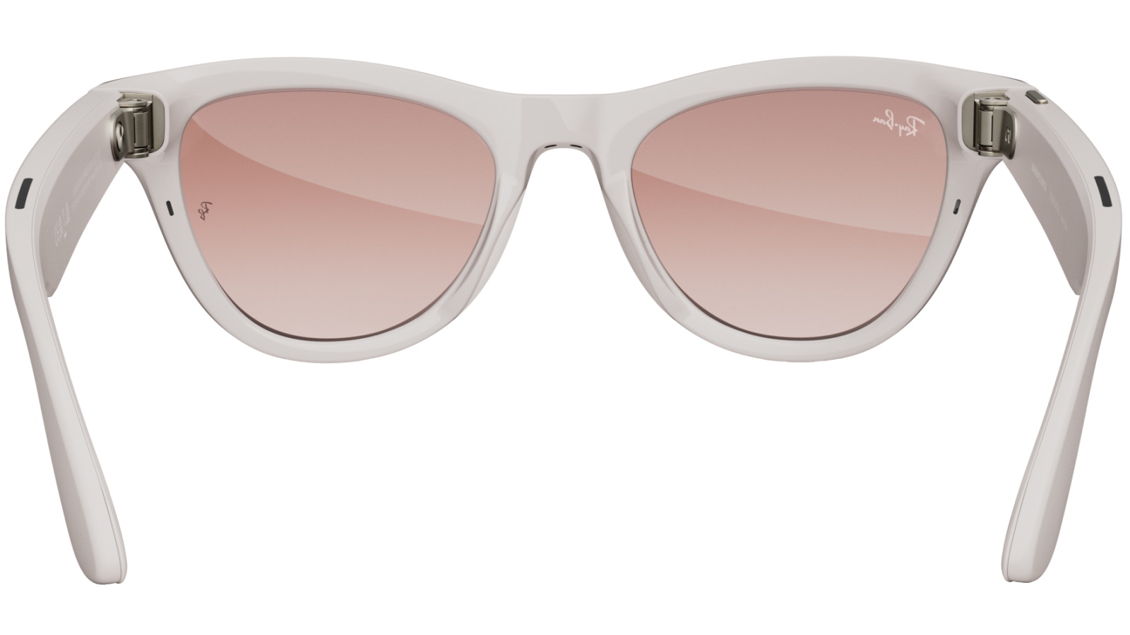 Ray-Ban Meta Skyler AI Glasses - Shiny Chalky Grey Frame with Cinnamon ...