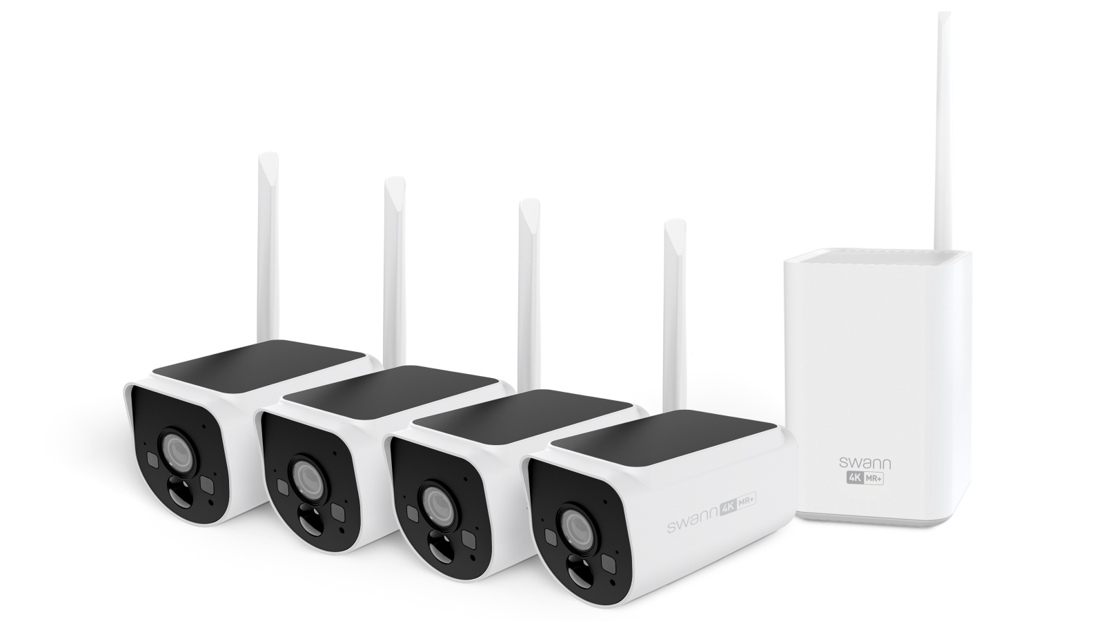 Swann MaxRanger V2 4K Solar Security System with 4 Cameras | Harvey Norman