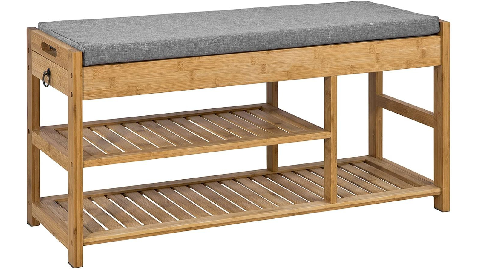 Vikus Bamboo Shoe Bench Drawer Lift Top | Harvey Norman