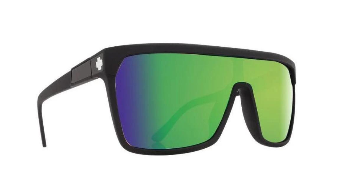Spy Optic Flynn Happy Bronze with Green Spectra Sunglasses - Matte ...