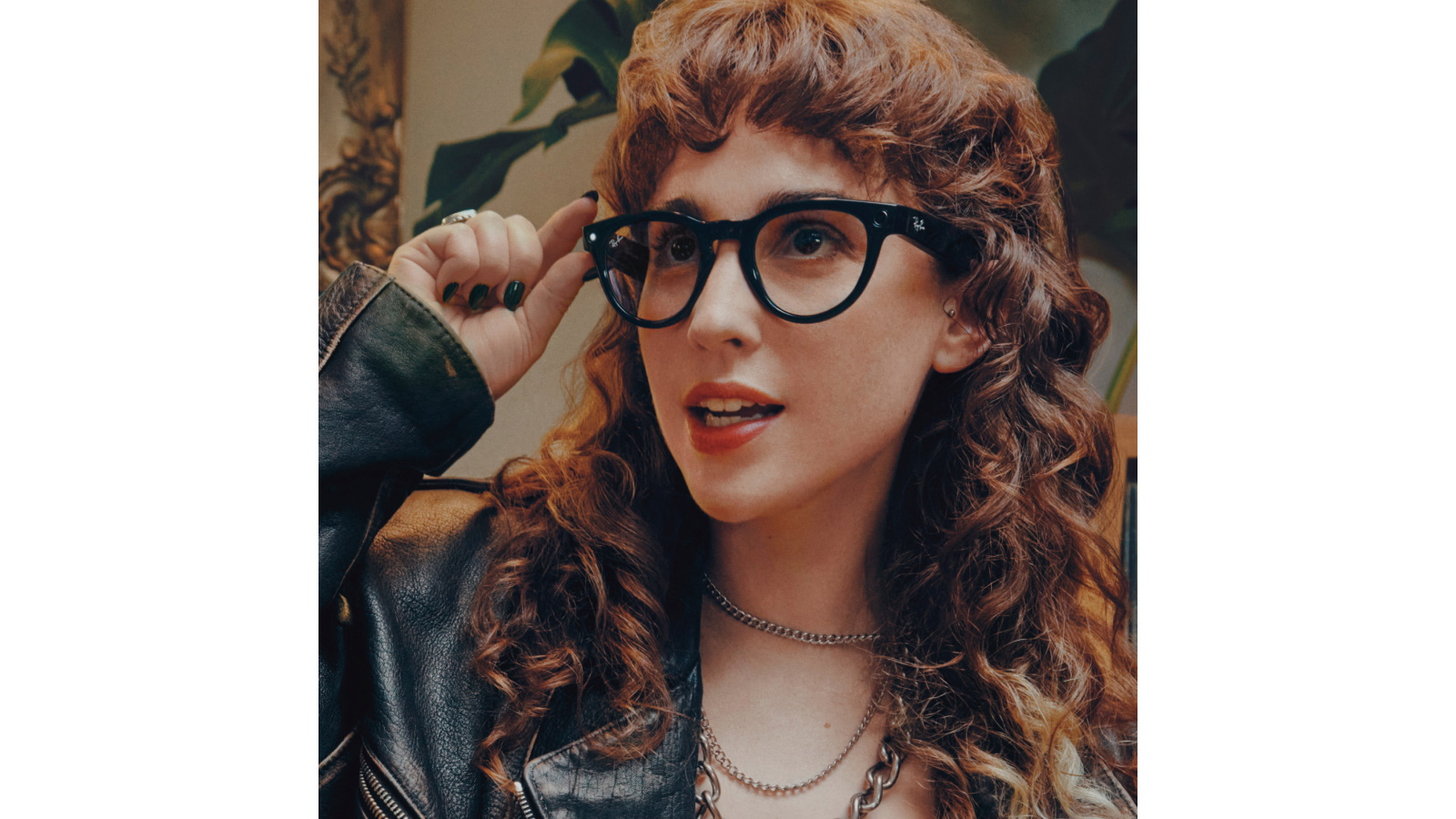 Ray-Ban Meta Skyler AI Glasses - Shiny Chalky Grey Frame with Clear to ...