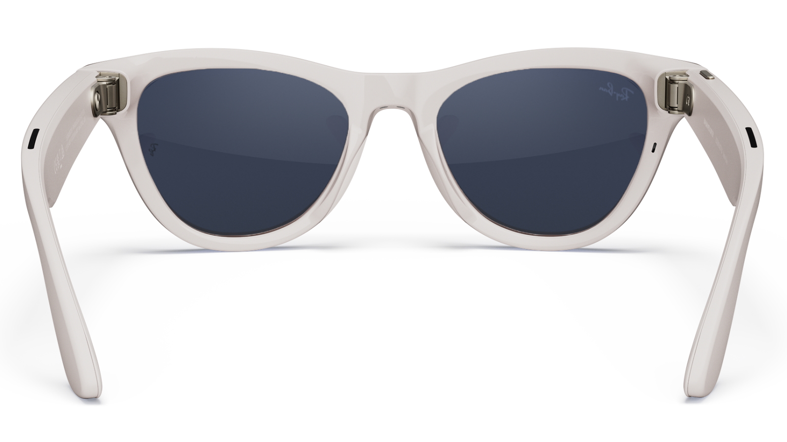 Ray-Ban Meta Skyler AI Glasses - Shiny Chalky Grey Frame with Clear to ...