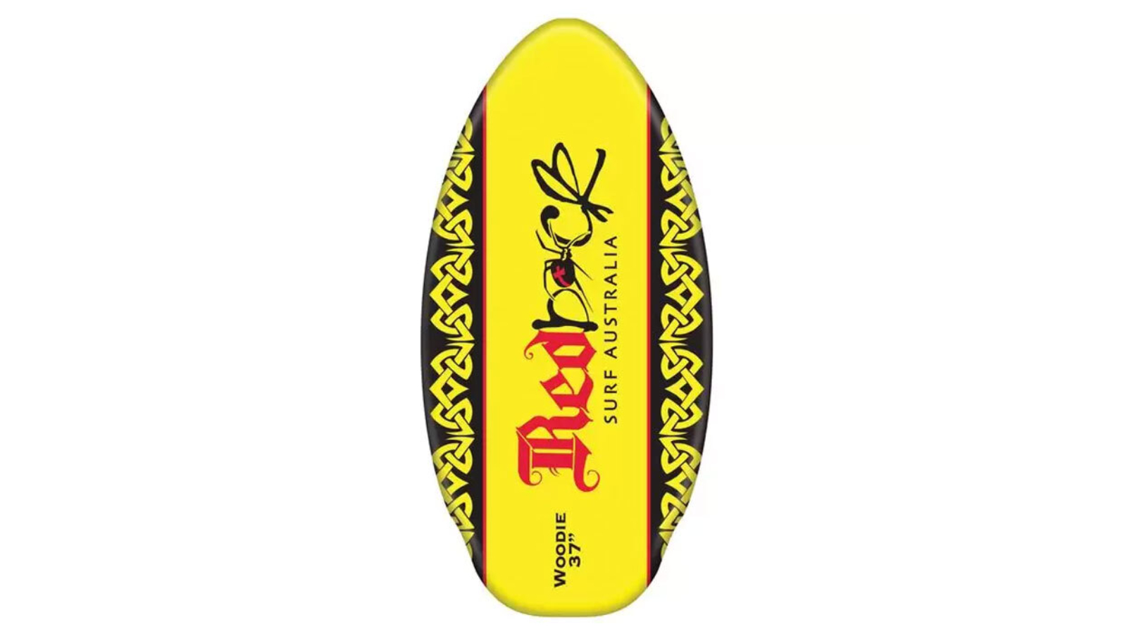 Redback 94cm Original Beach/Water Traction Sport Wooden Slide Skimboard ...
