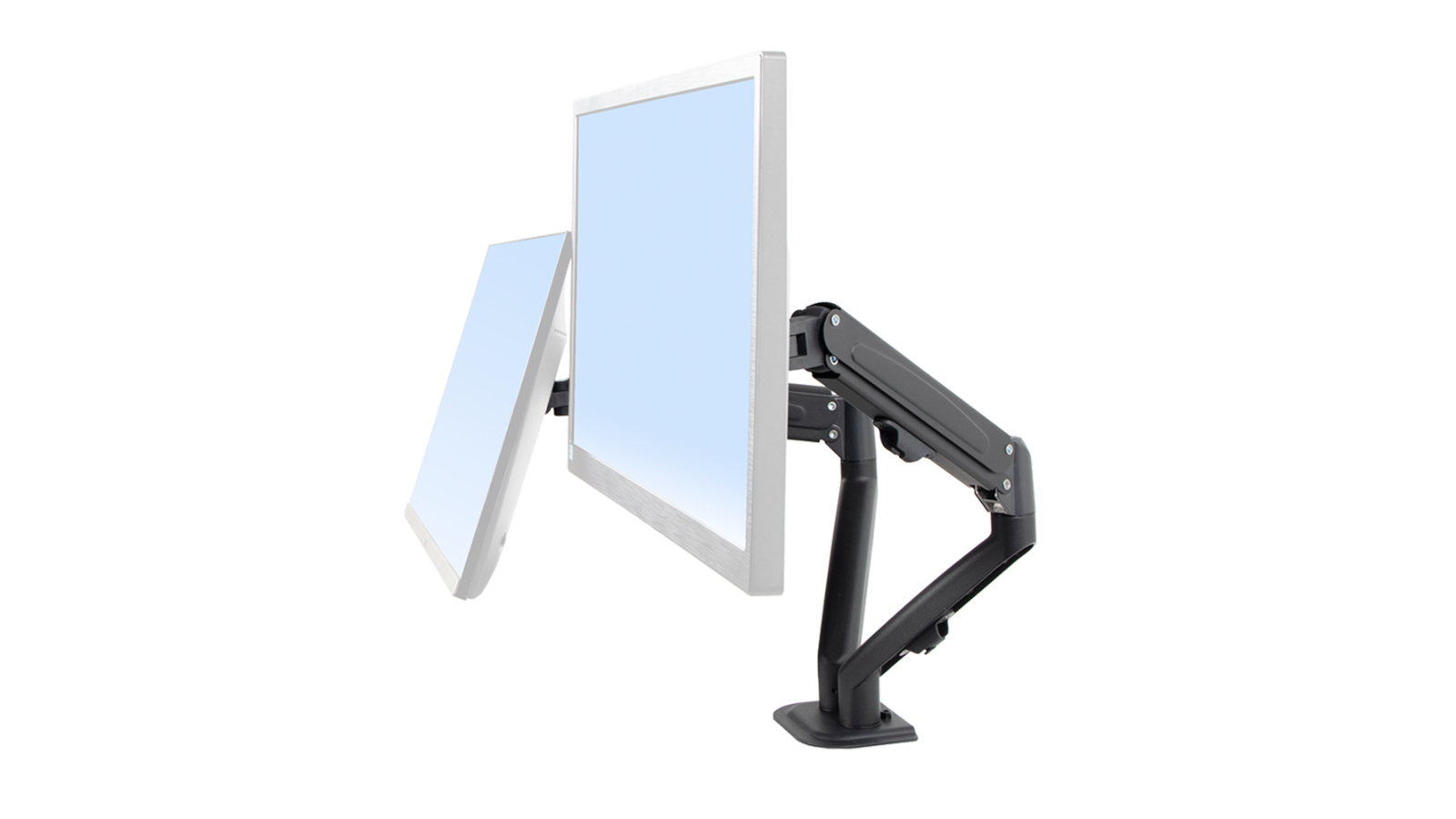 Serrano Dual Screen Gas-strut Monitor Stand Mount Desktop Bracket ...