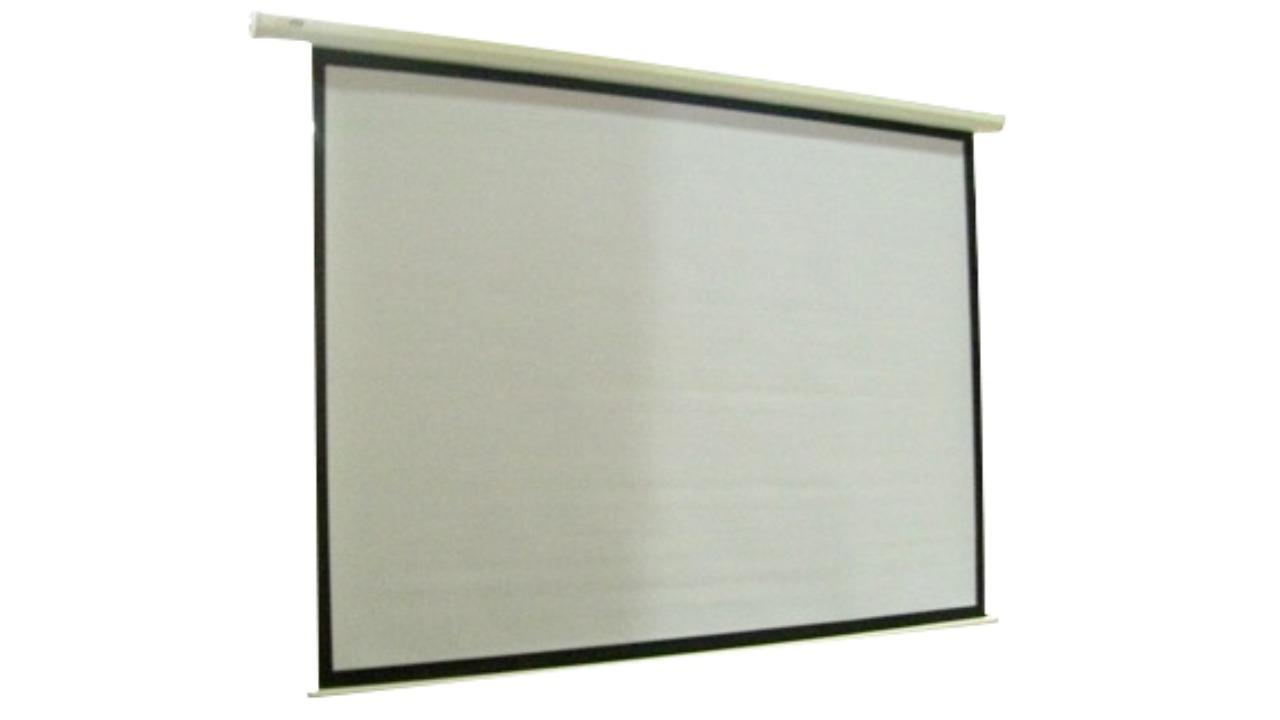 Serrano Electric Motorised Projector Screen TV with Wireless Remote ...