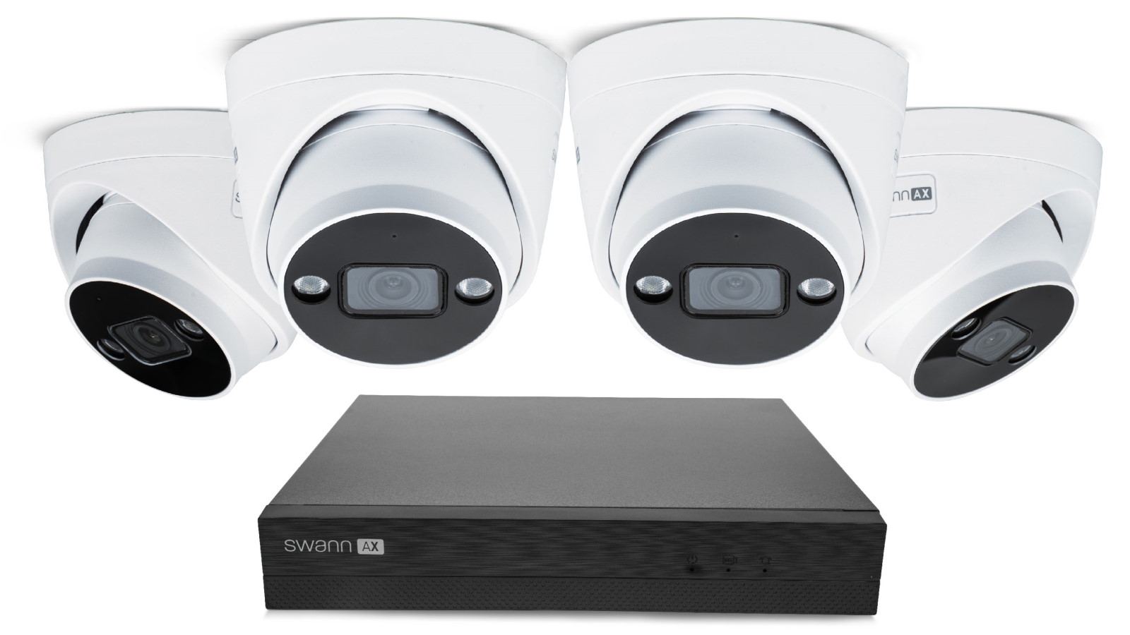 Swann AdvancedX Wired NVR Security System with 4 Dome Camera Kit ...