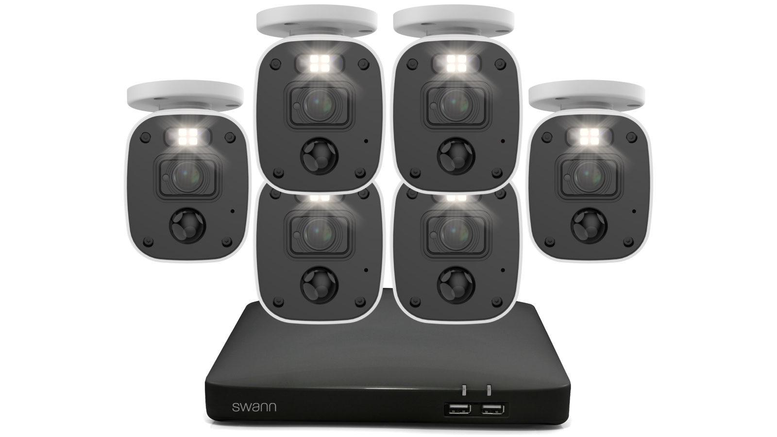 Swann Home 6 Camera 8 Channel Wired 2K DVR Security System | Harvey Norman