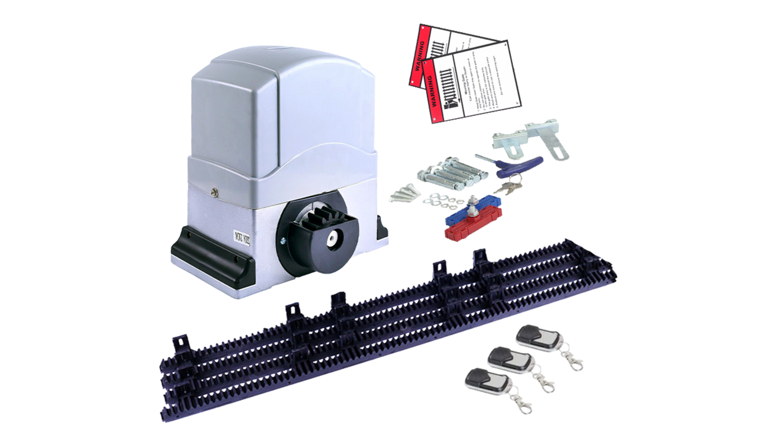 1200KG Auto Slide Sliding Gate Opener Automatic w 4m Rail | Harvey Norman