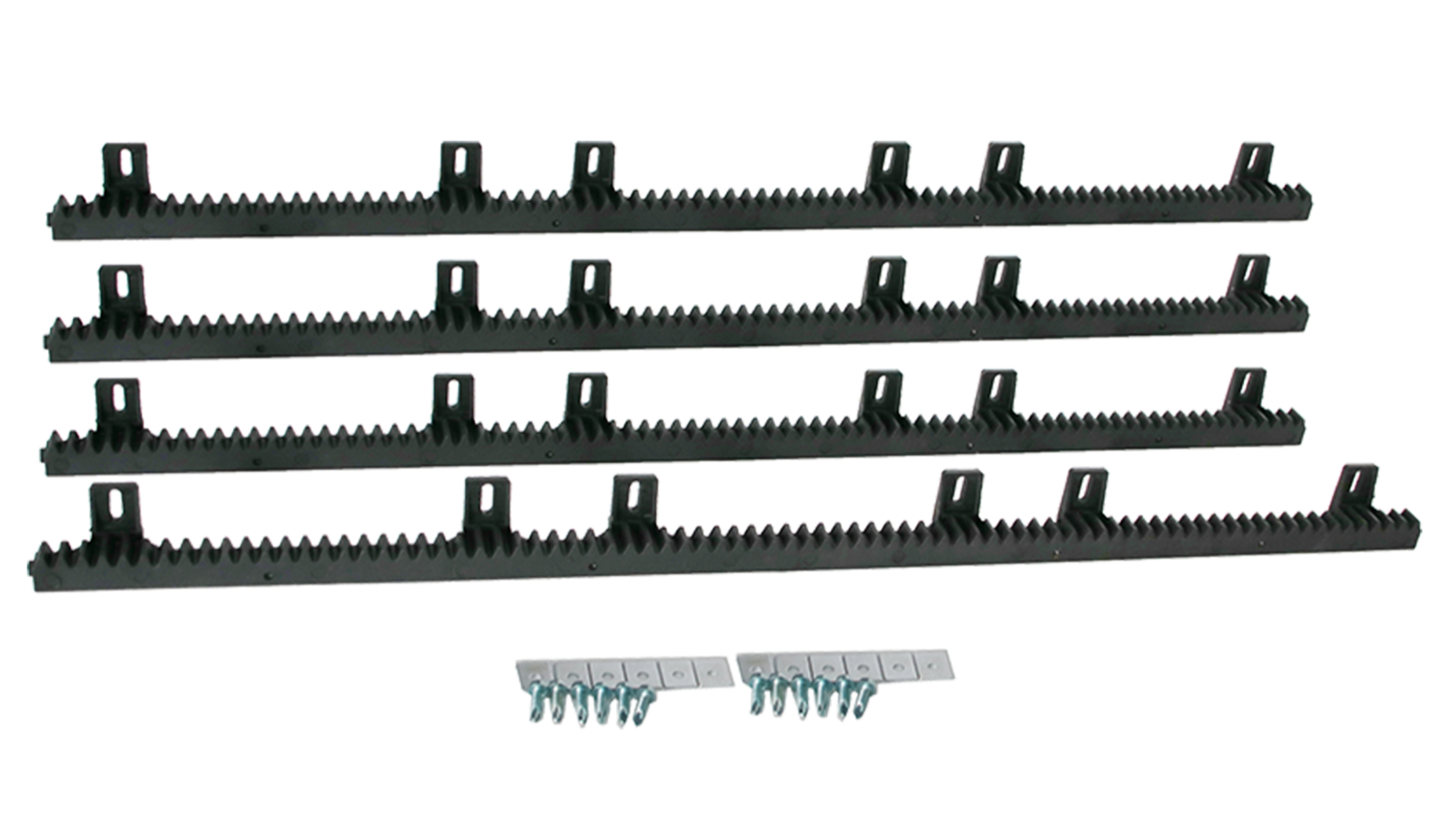 Serrano Sliding Gear Rack Gate Track Hardware Accessories Kit - 4metre ...
