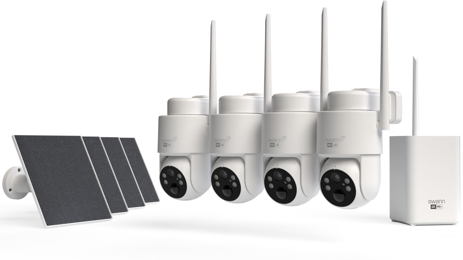 Swann MaxRanger4K MaxTrak Long Range Wireless Pan-Tilt Security System ...