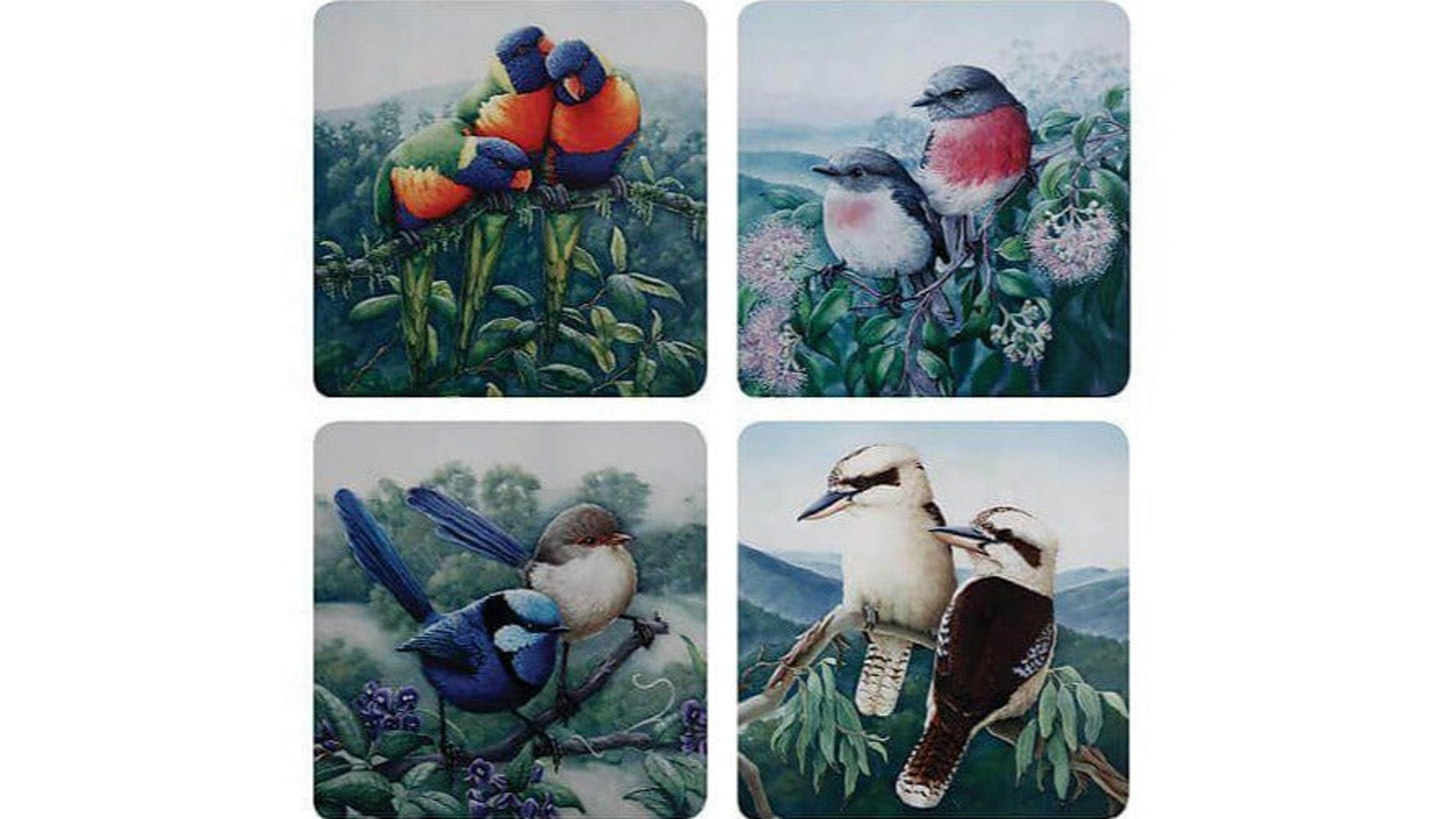 Maxwell and Williams Birds of Australia 10year Anniversary Coasters ...
