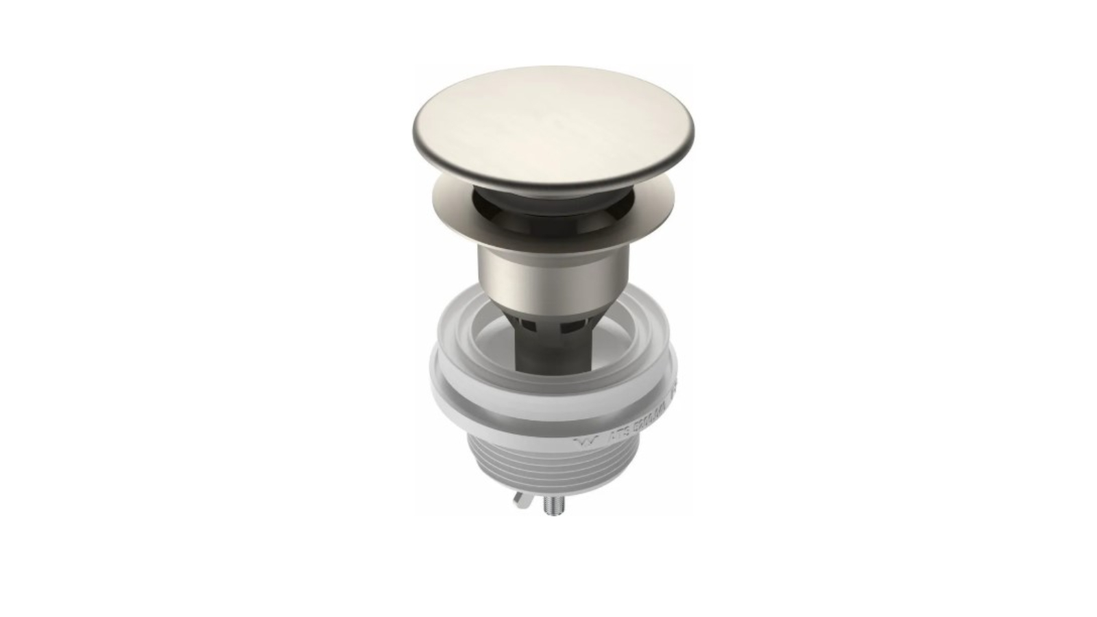 Caroma Urbane II Basin Dome Pop-Up Plug & Waste - Brushed Nickel ...