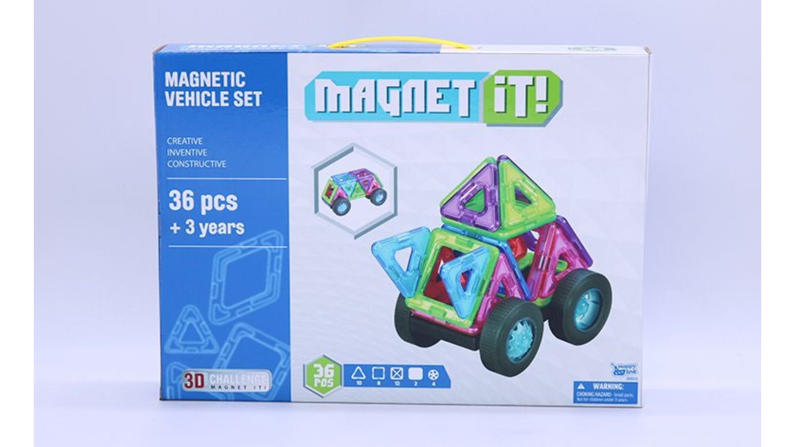 TT Magnet It Vehicle Set ART63112 - 36 Pieces | Harvey Norman