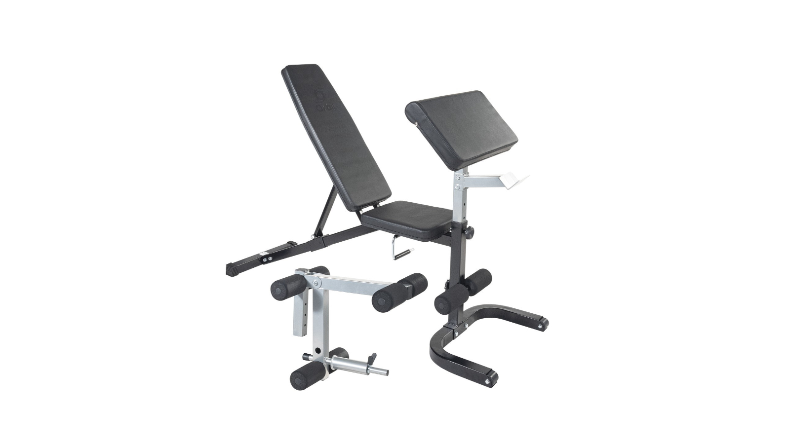 Orbit Fitness Incline/Decline Bench with Leg Developer and Arm Curl ...
