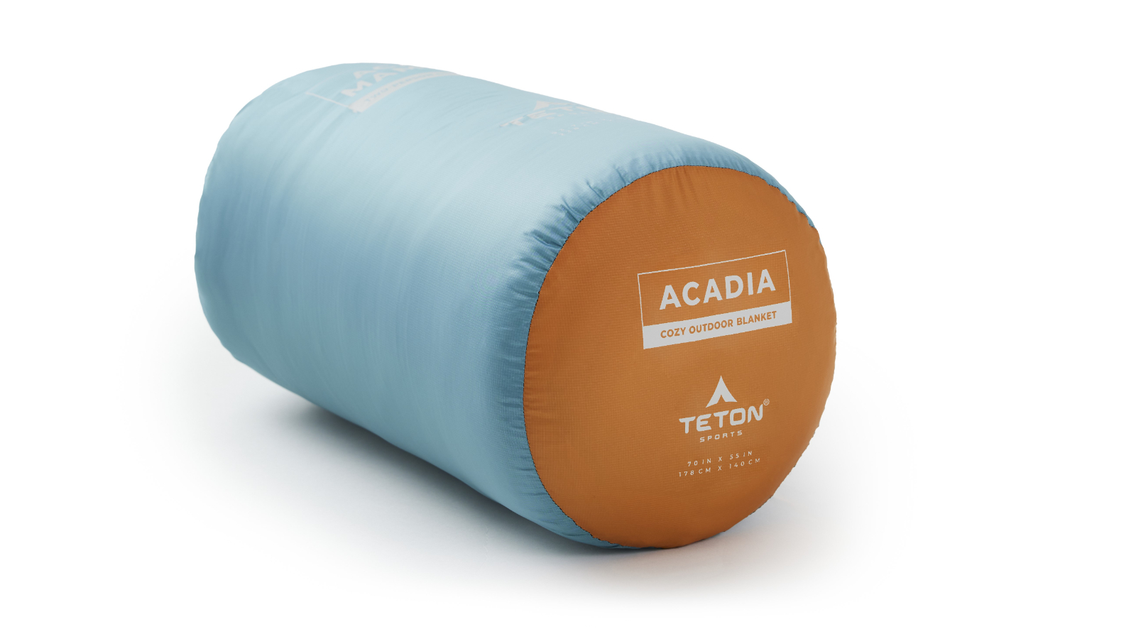Teton Sports Acadia Camp Blanket - Teal/Copper | Harvey Norman