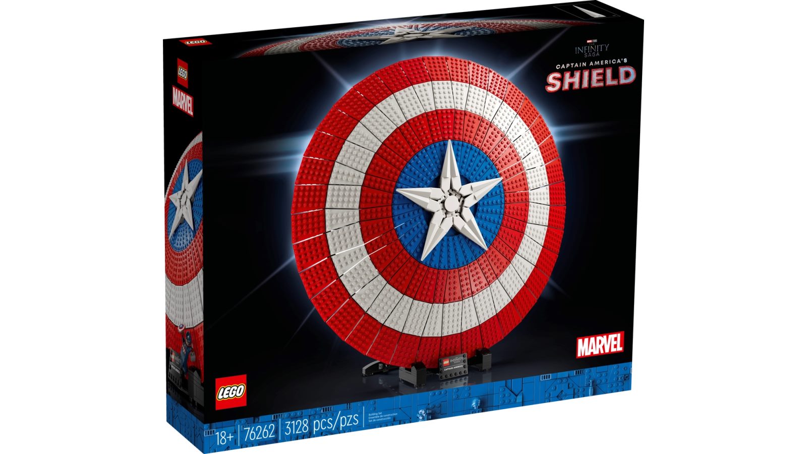 LEGO 76262 Captain America’s Shield – Marvel Super Heroes | Harvey Norman