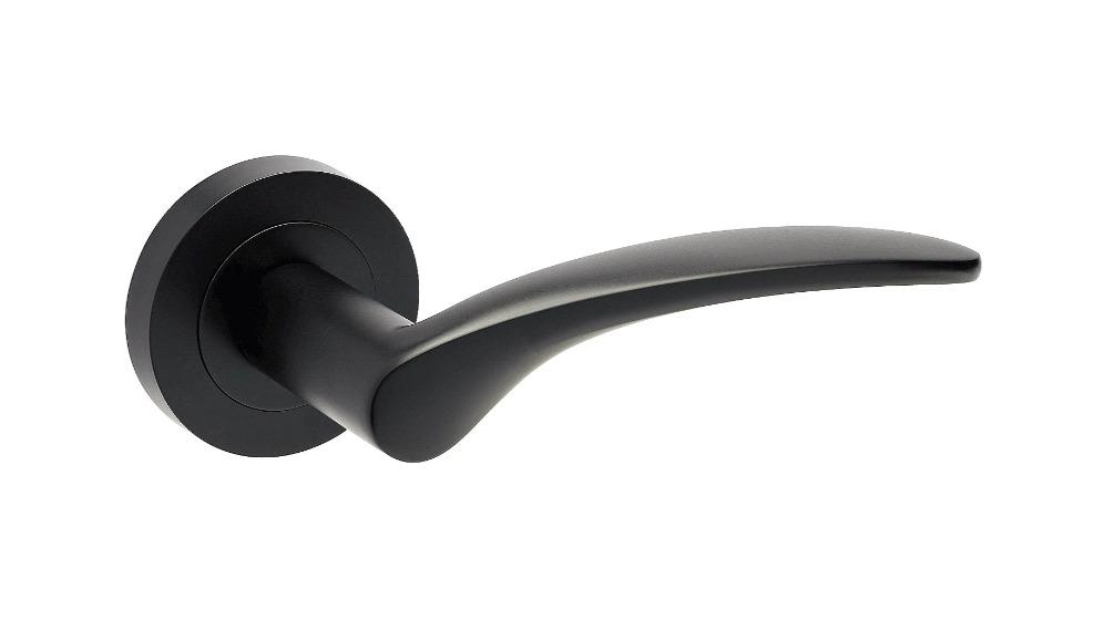 Complete Doors Online Apollo Lever Passage Handle Set - Matt Black ...
