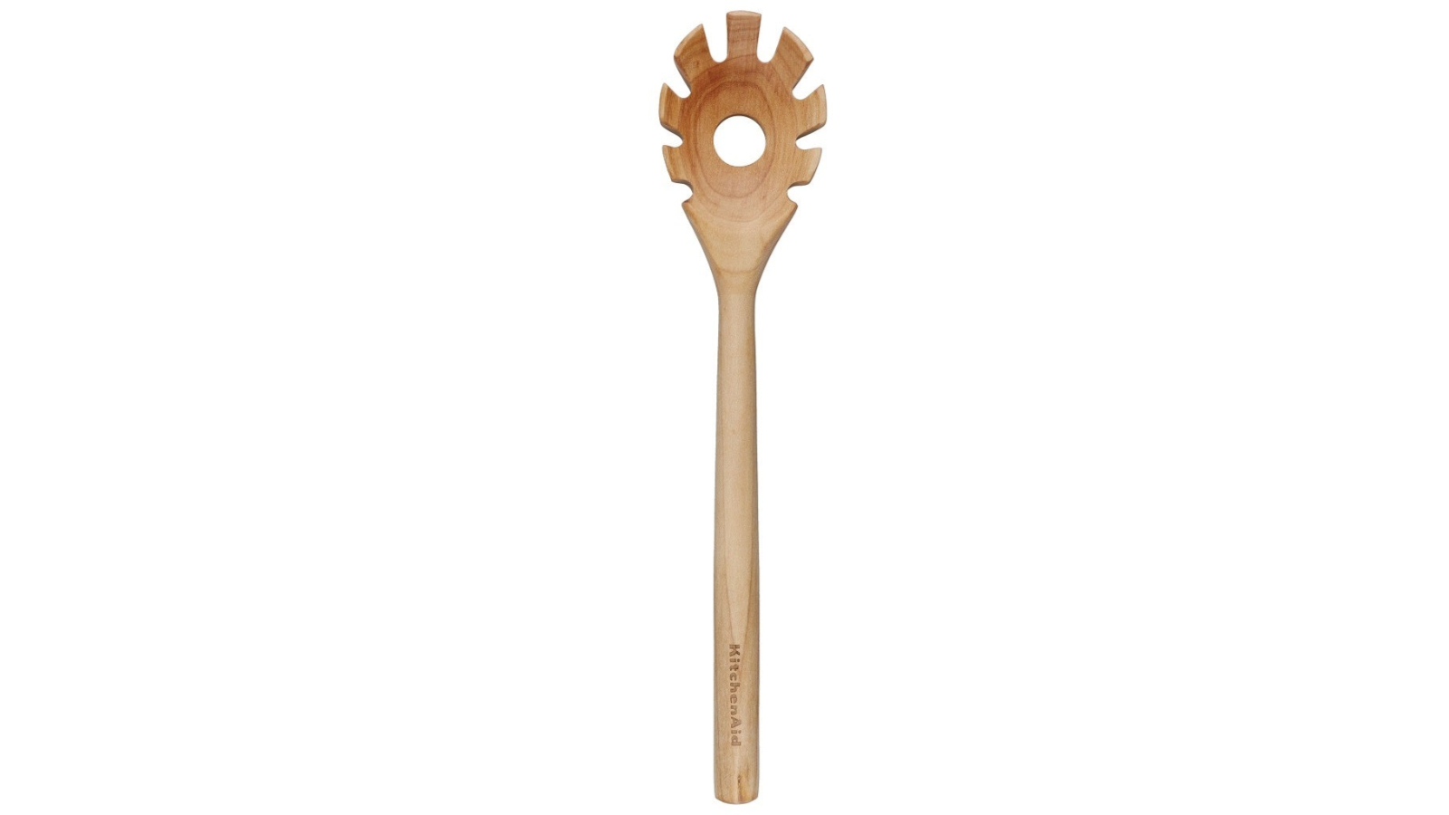 KitchenAid Durable Sustainable Safe Maple Wood Pasta Fork | Harvey Norman