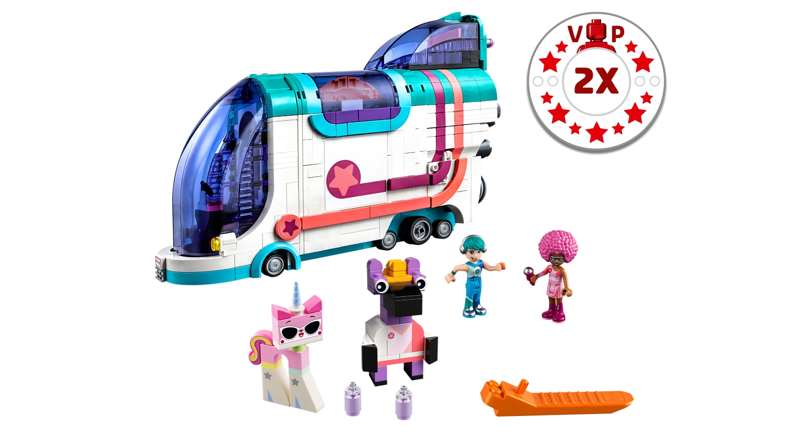 Lego THE LEGO MOVIE 2 70828 Pop-Up Party Bus | Harvey Norman