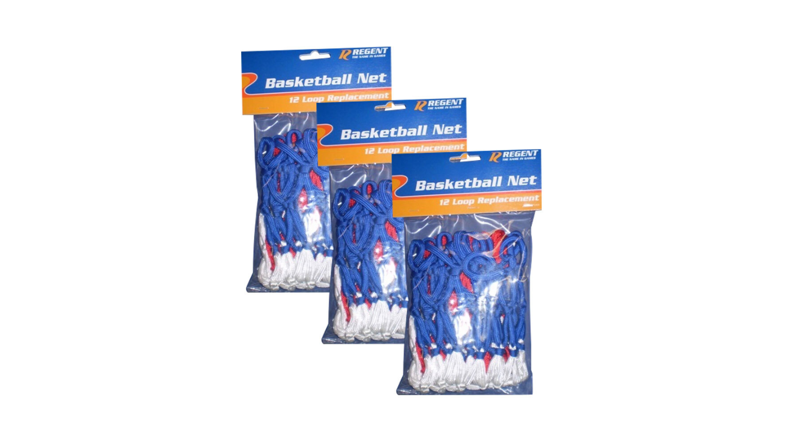 Regent Pack of 3 Basketball Ring/Hoop Official Size Rim Net - Multi ...