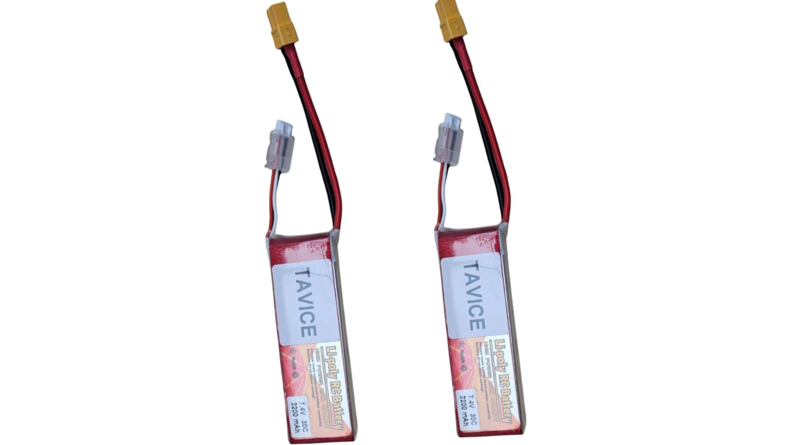 BatteryMate Pack of 2 Tavice 2200mAh 30C 2S LiPo Battery | Harvey Norman