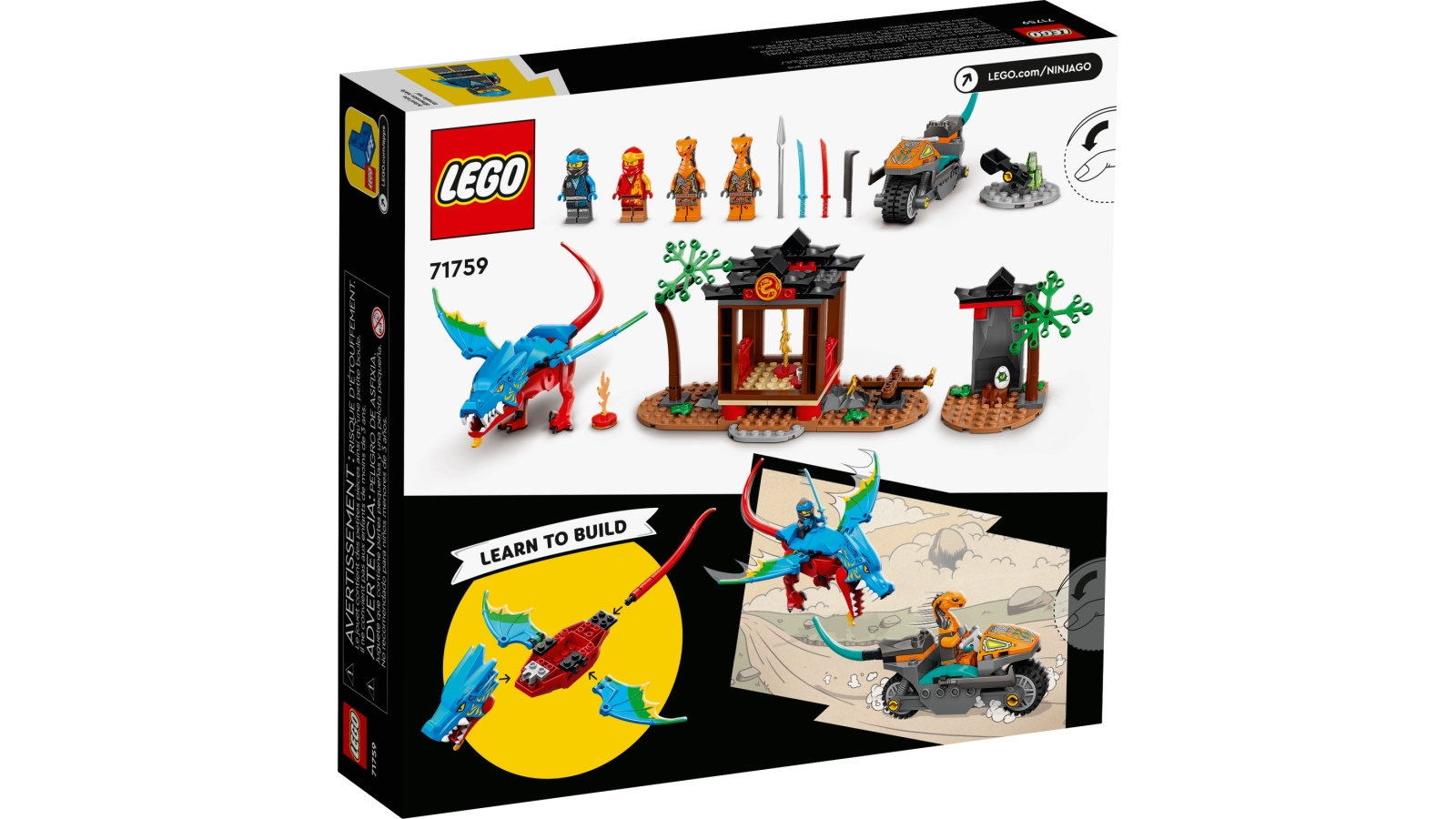 Lego 71759 Ninja Dragon Temple – Ninjago | Harvey Norman