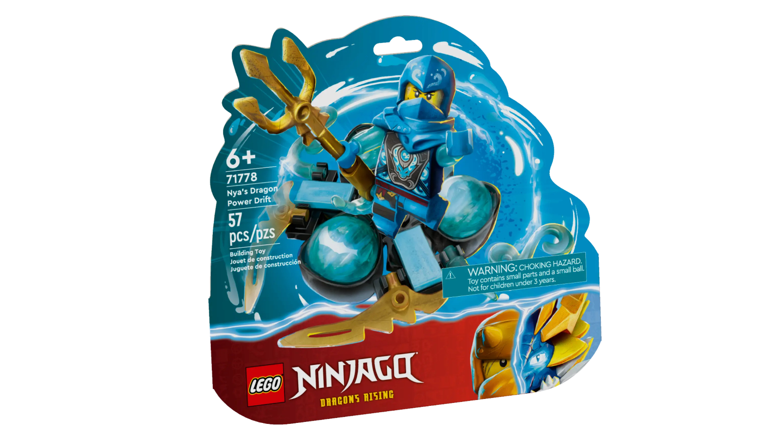 Lego 71778 Ninjago Nya's Dragon Power Spinjitzu Drift | Harvey Norman