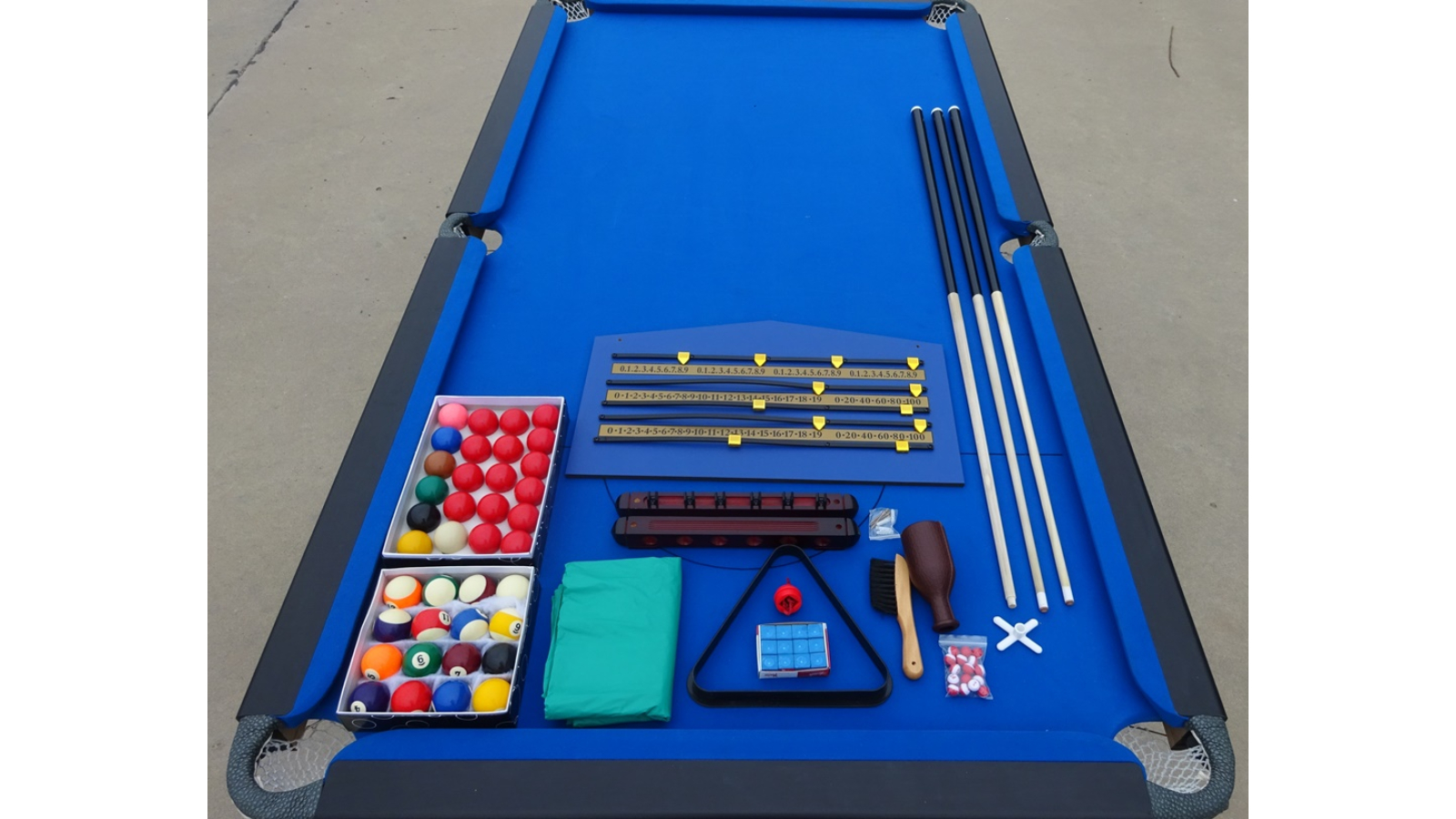 Ksports Pub SizePool Table 8FT Snooker Billiard Table 2.5cm Table Top ...