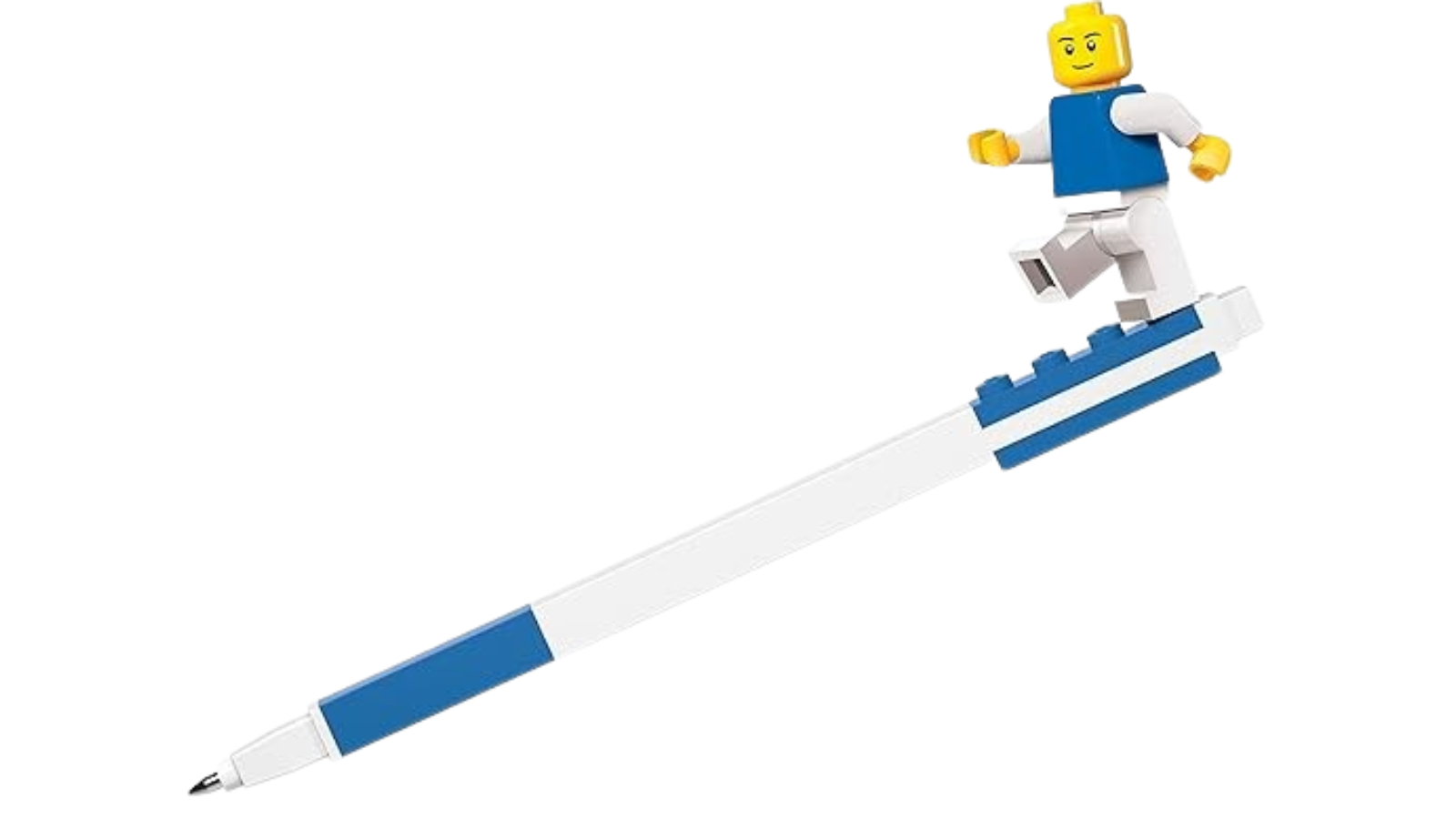 Lego Gel Pen with Minifigure - Blue | Harvey Norman