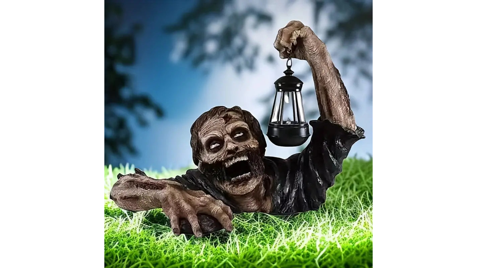 TM Undead Illumination Zombie Garden Statue with Lamp | Harvey Norman