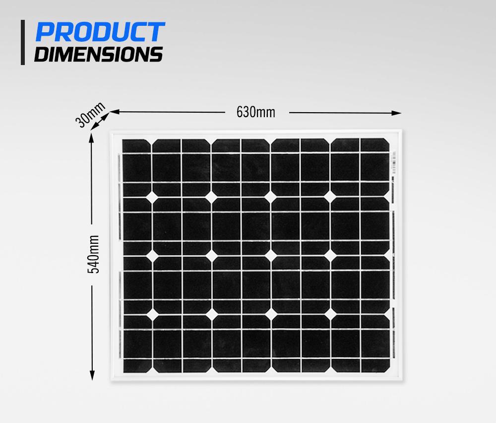 Atem Power 12V 120W Solar Panel Kit Mono Generator | Harvey Norman