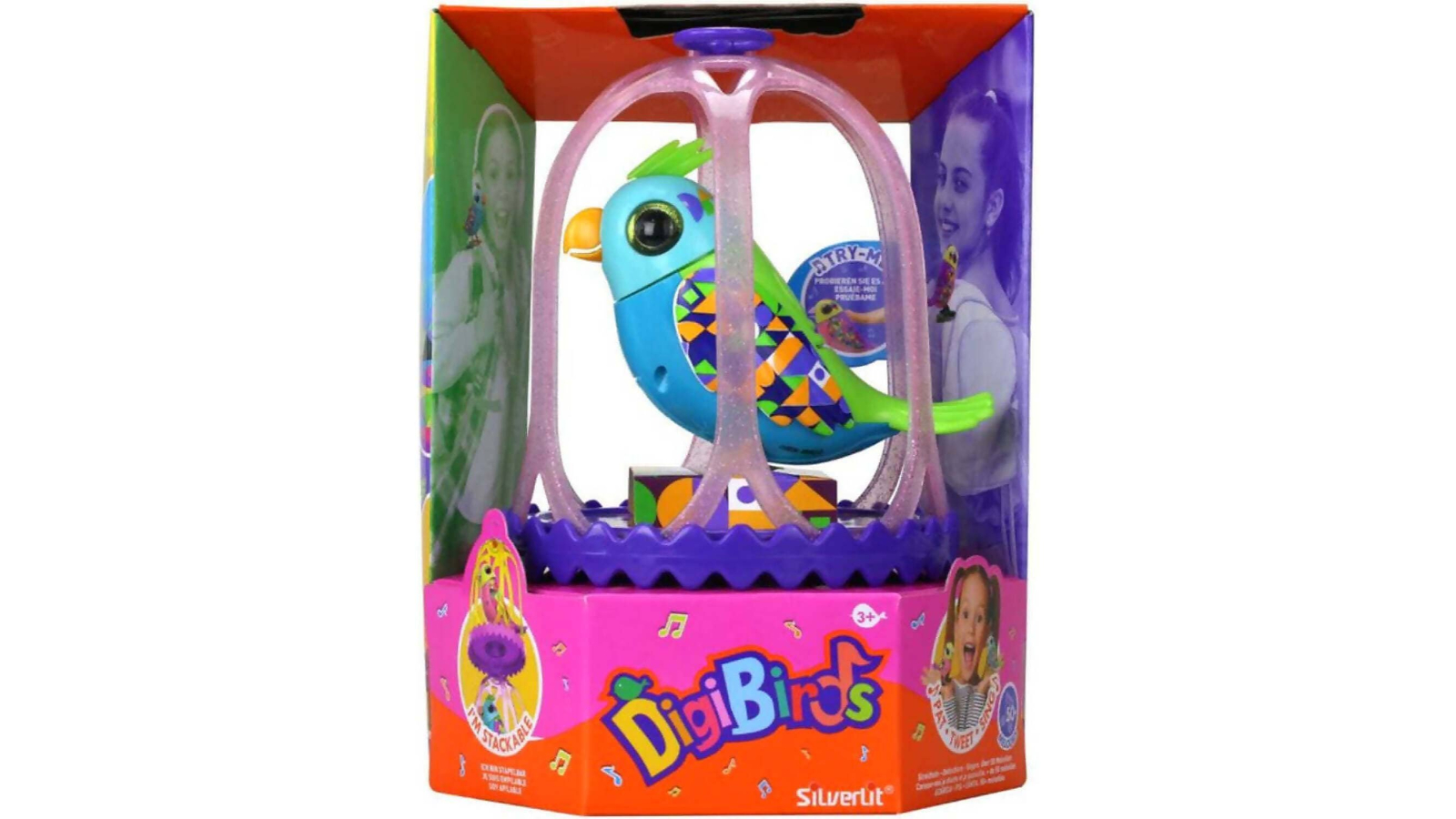 Silverlit Single Digibird Cage - Multi-Coloured | Harvey Norman