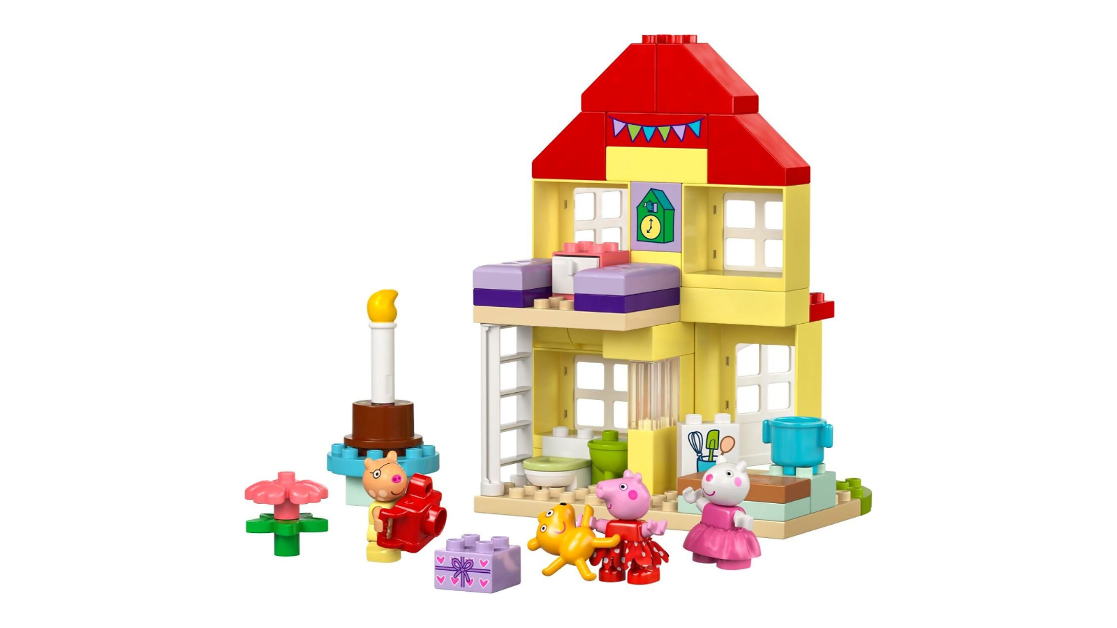 Lego 10433 Duplo Peppa Pig Birthday House Construction Set | Harvey Norman