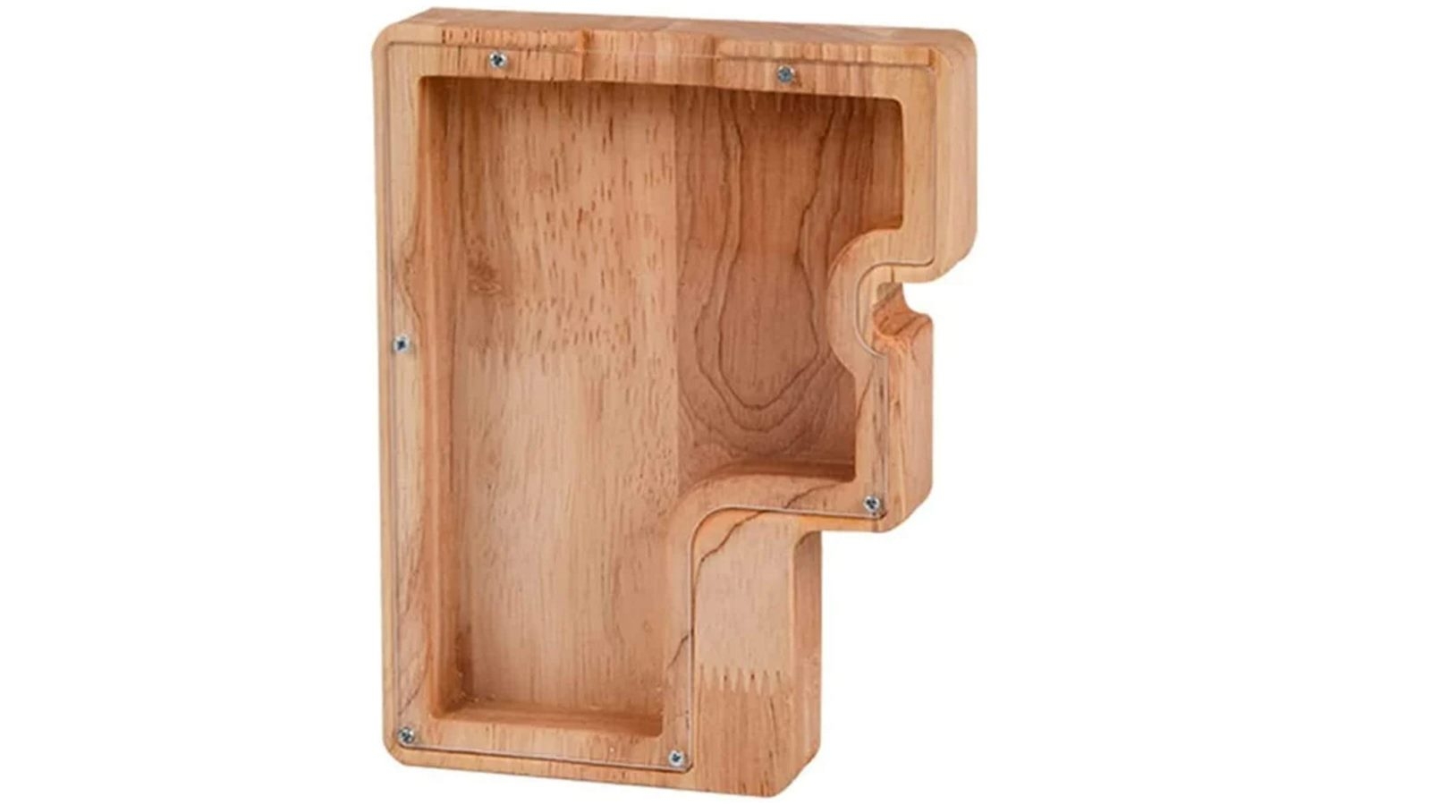 HOD Wooden Alphabet Shaped Money Box - F | Harvey Norman
