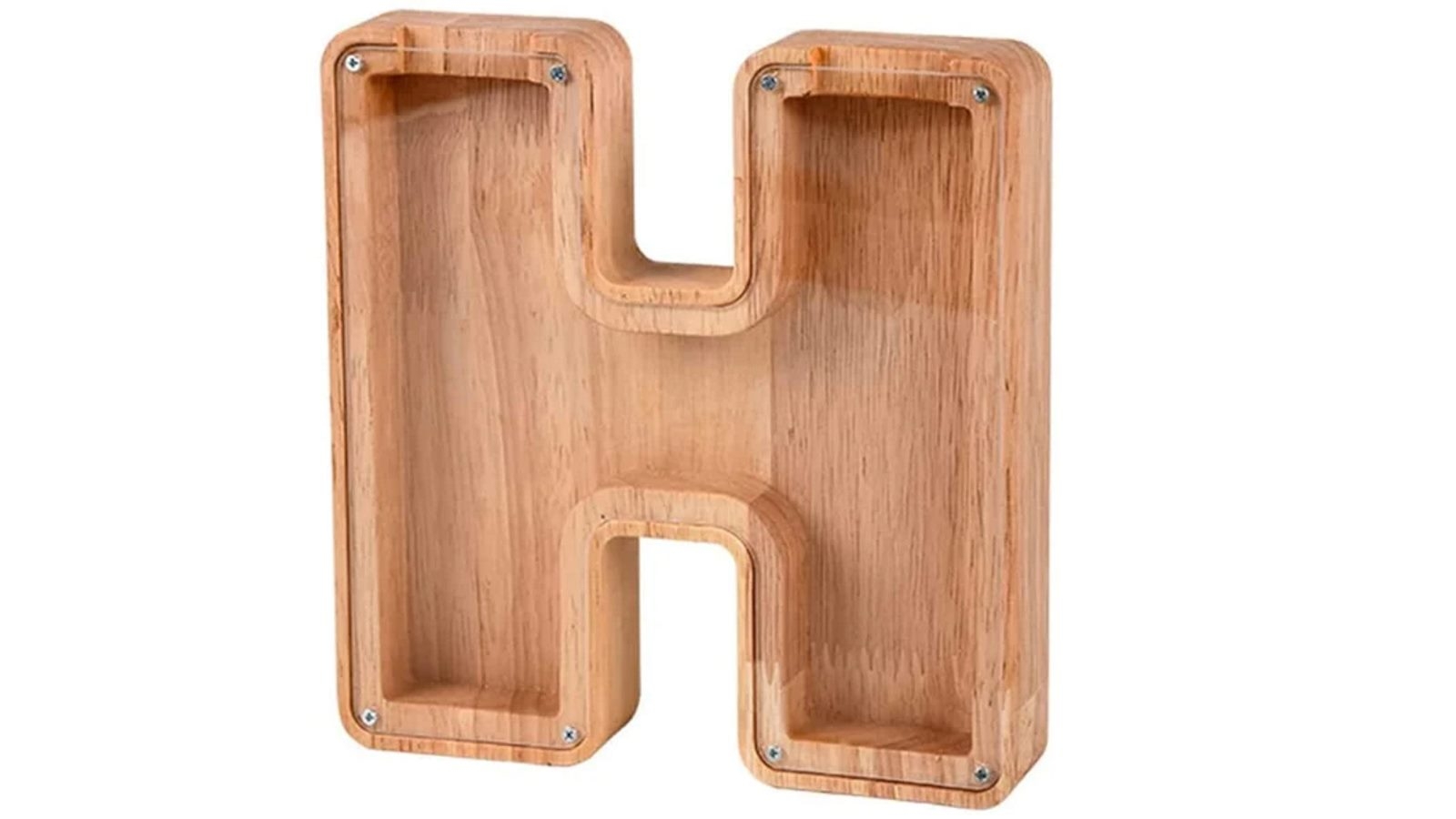 HOD Wooden Alphabet Shaped Money Box - H | Harvey Norman