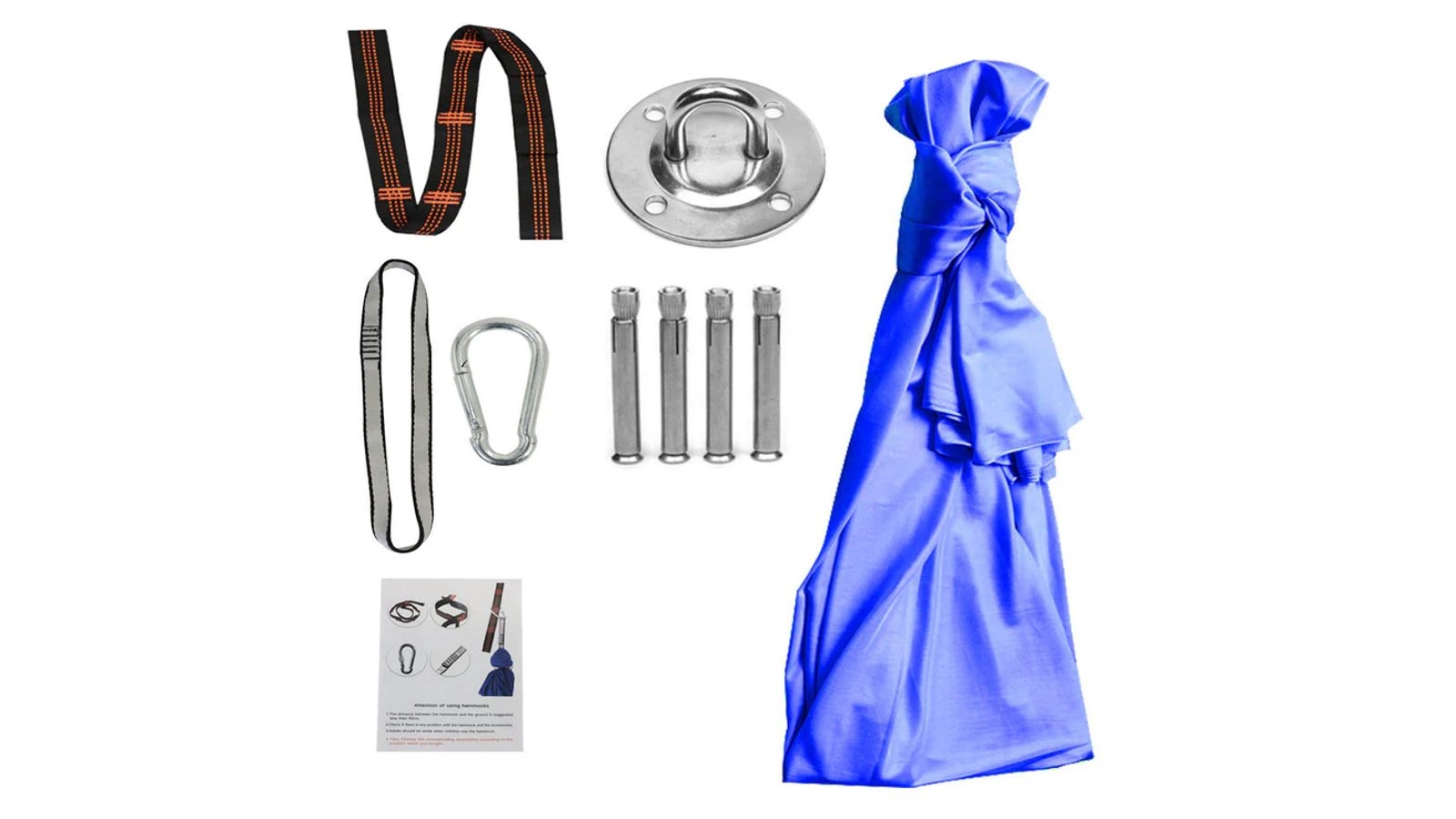 HOD Blue Therapy Sensory Egg Nylon Hanging Swing Chair for Autism Needs ...