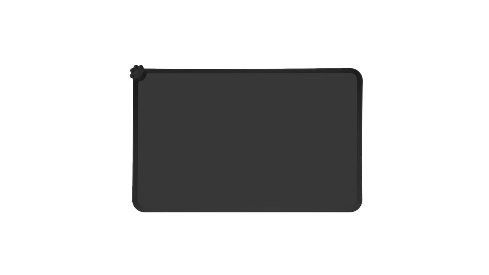 HOD Waterproof Silicone Feeding Mat Set for Dog and Cat - Black ...