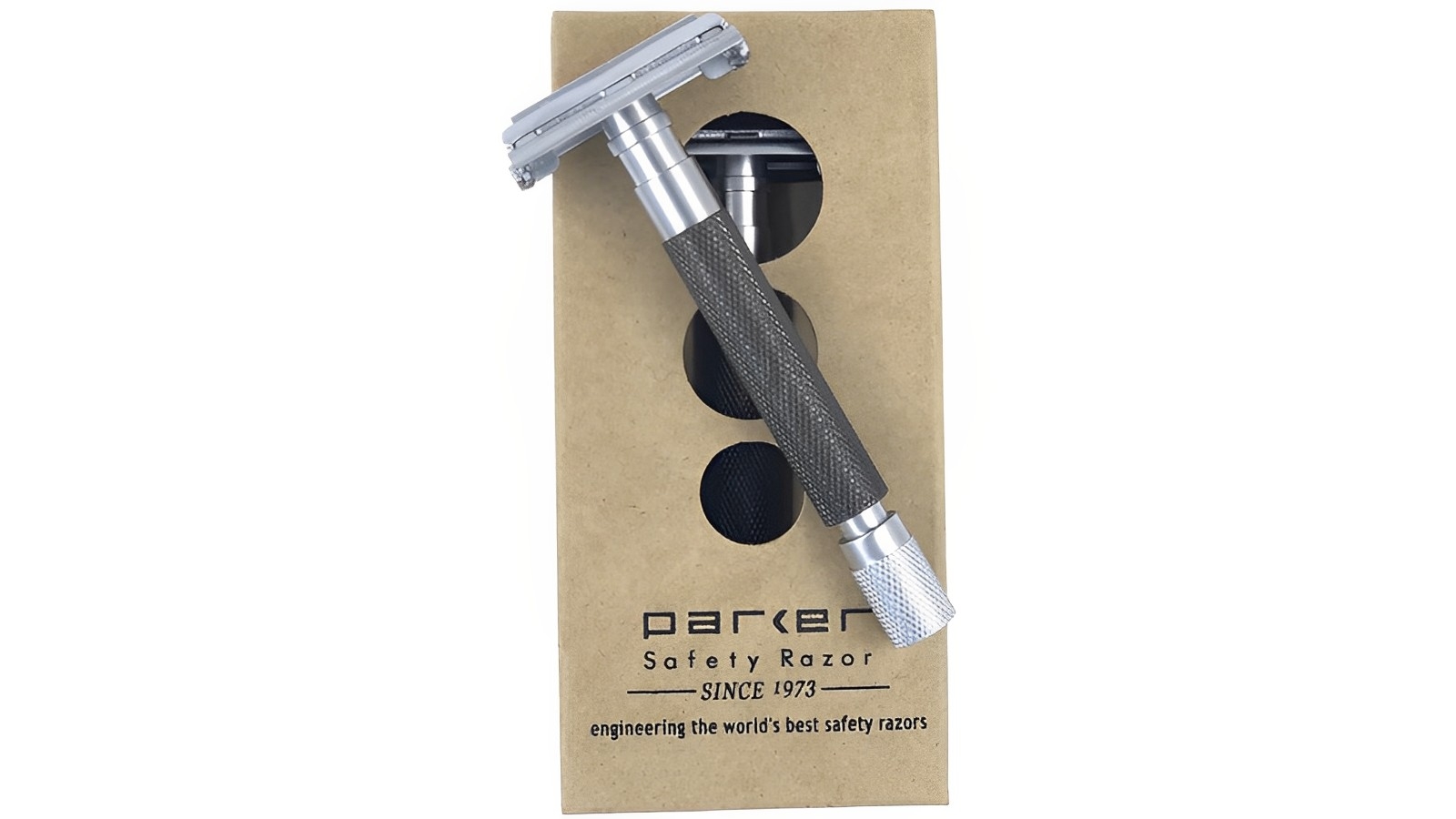 Parker 74R Safety Razor, Graphite Handle | Harvey Norman