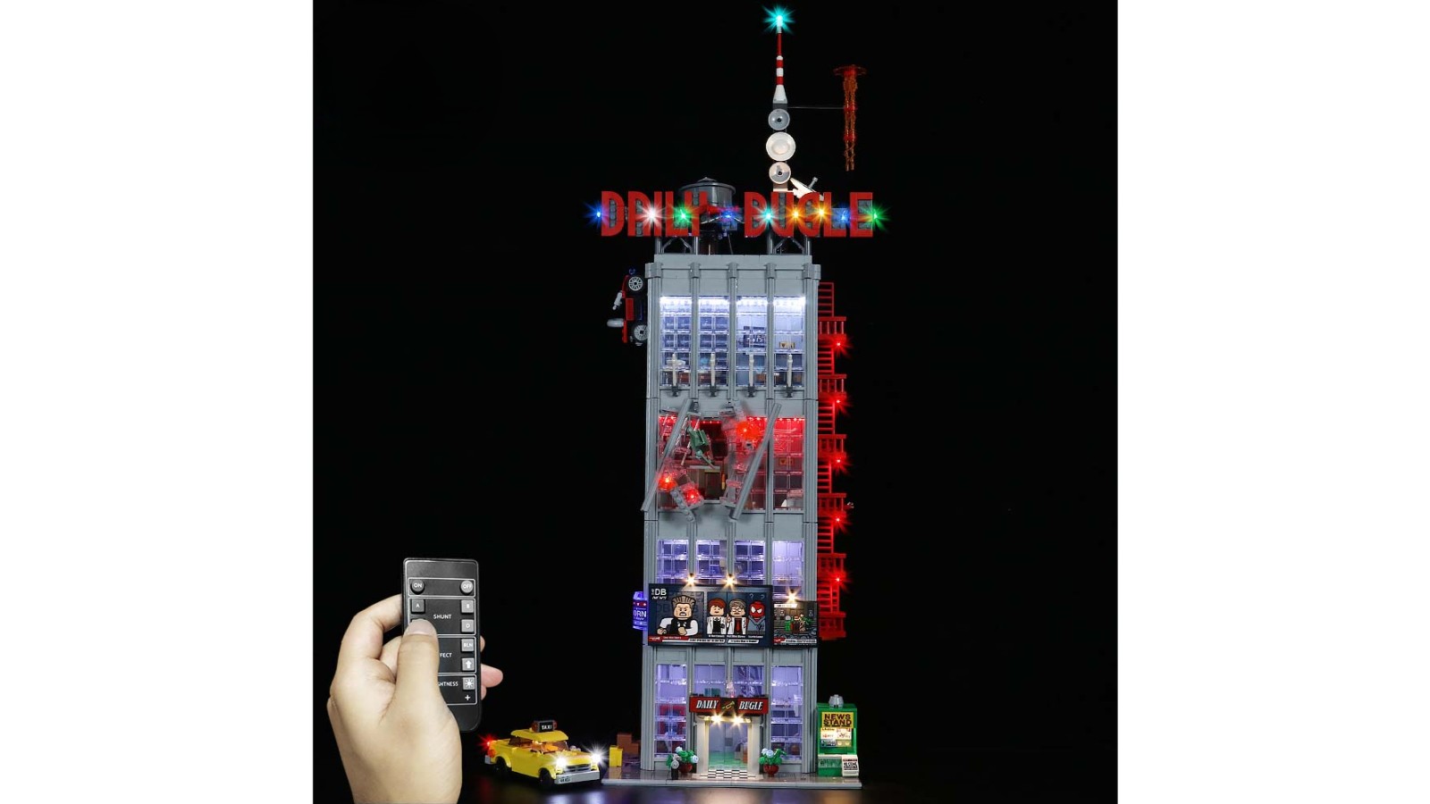 Brick Shine Light Kit for Lego Daily Bugle 76178 Remote Version ...