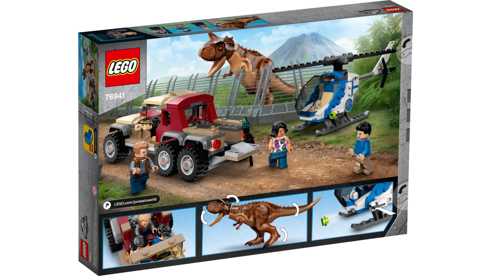 Lego Jurassic World 76941 Carnotaurus Dinosaur Chase | Harvey Norman