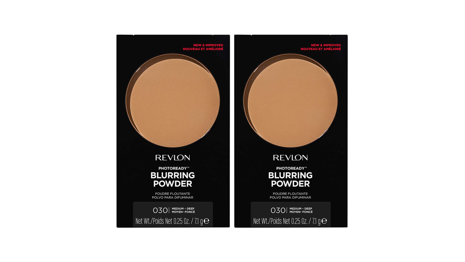 Revlon Pack of 2 PhotoReady 7.1g Blurring Powder - 030 Medium Deep ...