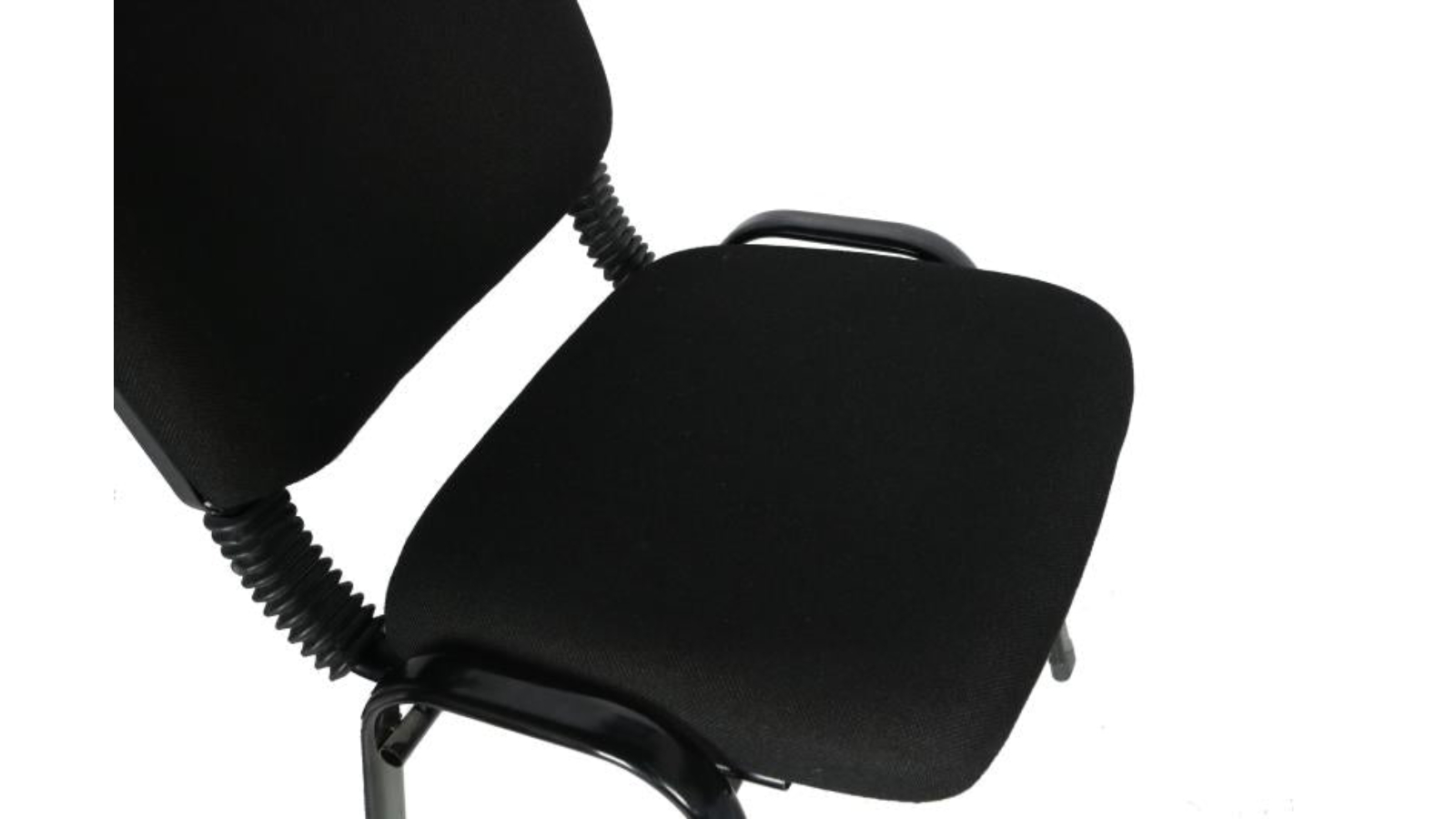 NNECN Set of 7 Stackable and Linkable Office Chair - Black | Harvey Norman