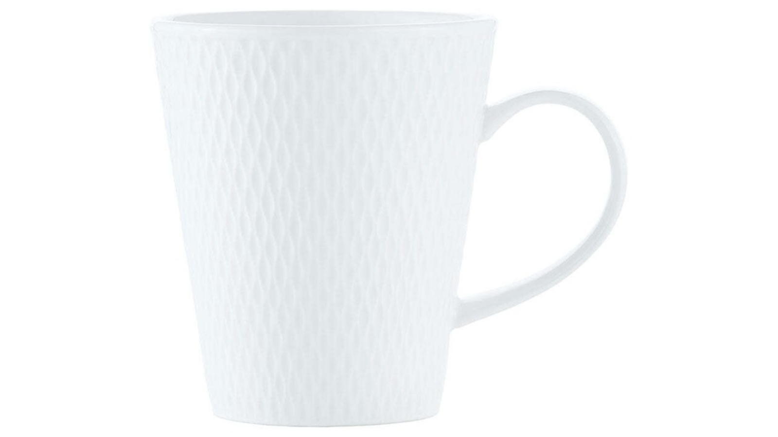 Maxwell and Williams White Basic Diamond Conical Coffee Mug - 350ml ...