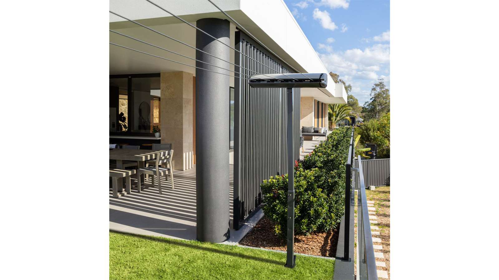 Hills Retracting Clothesline - 5 Line | Harvey Norman