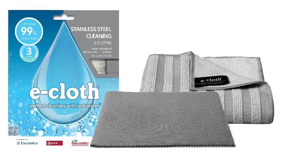 Purple Spoilz Pack of 2 E-Cloth Stainless Steel Cleaning Cloth | Harvey ...