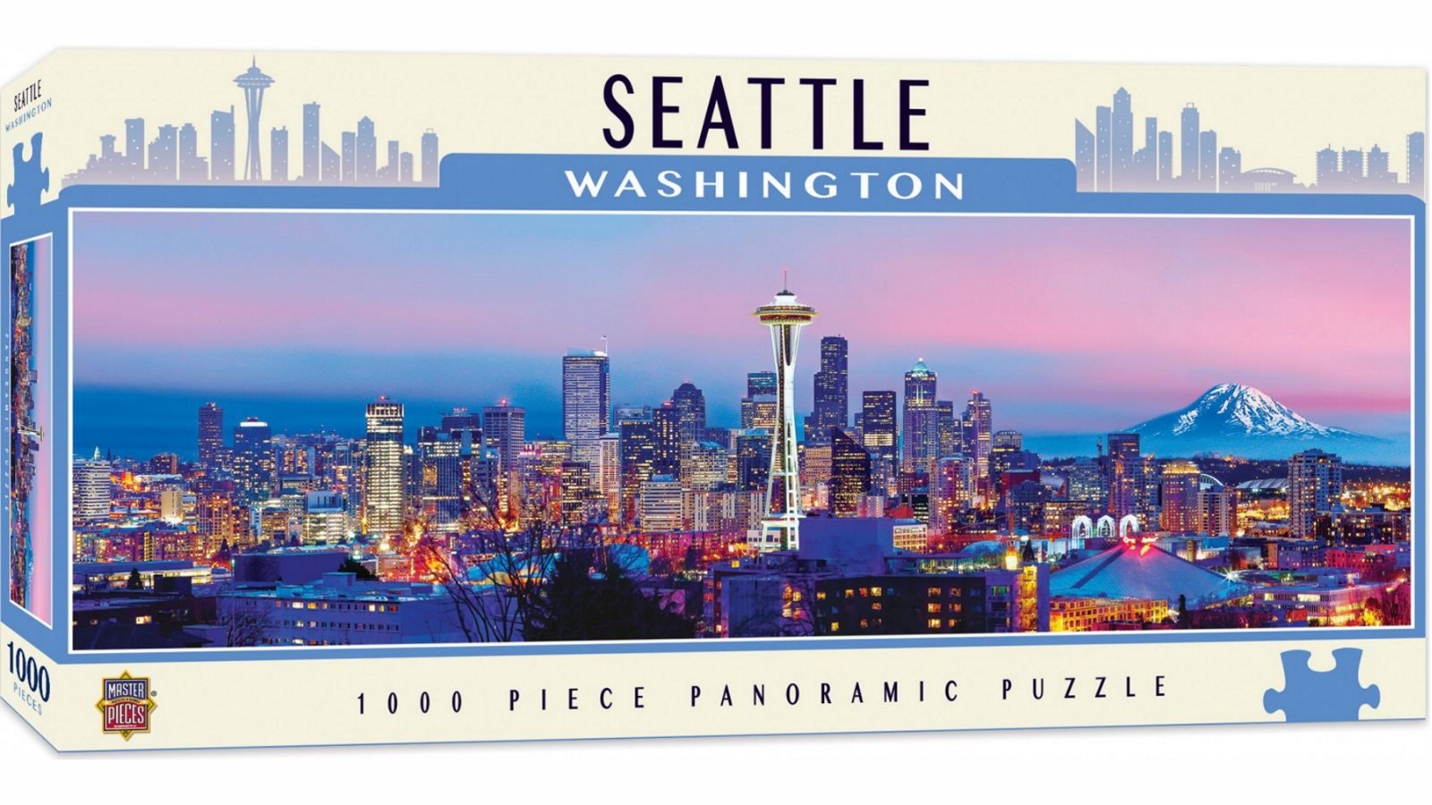 Masterpieces Puzzle City Panoramic Seattle 1,000 Piece Jigsaw Puzzle ...